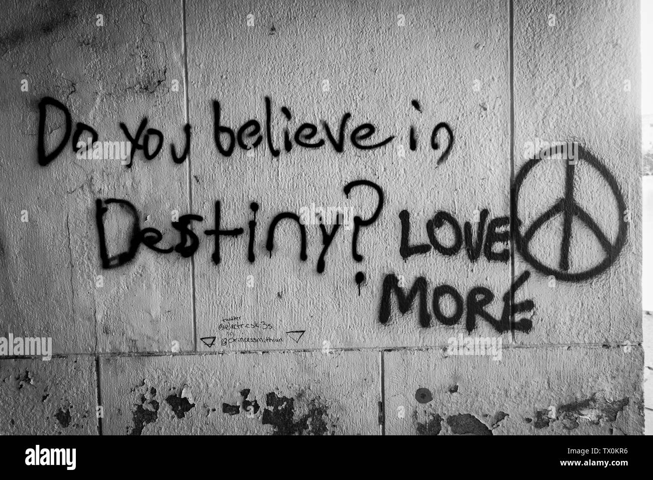 Destiny In Graffiti Letters