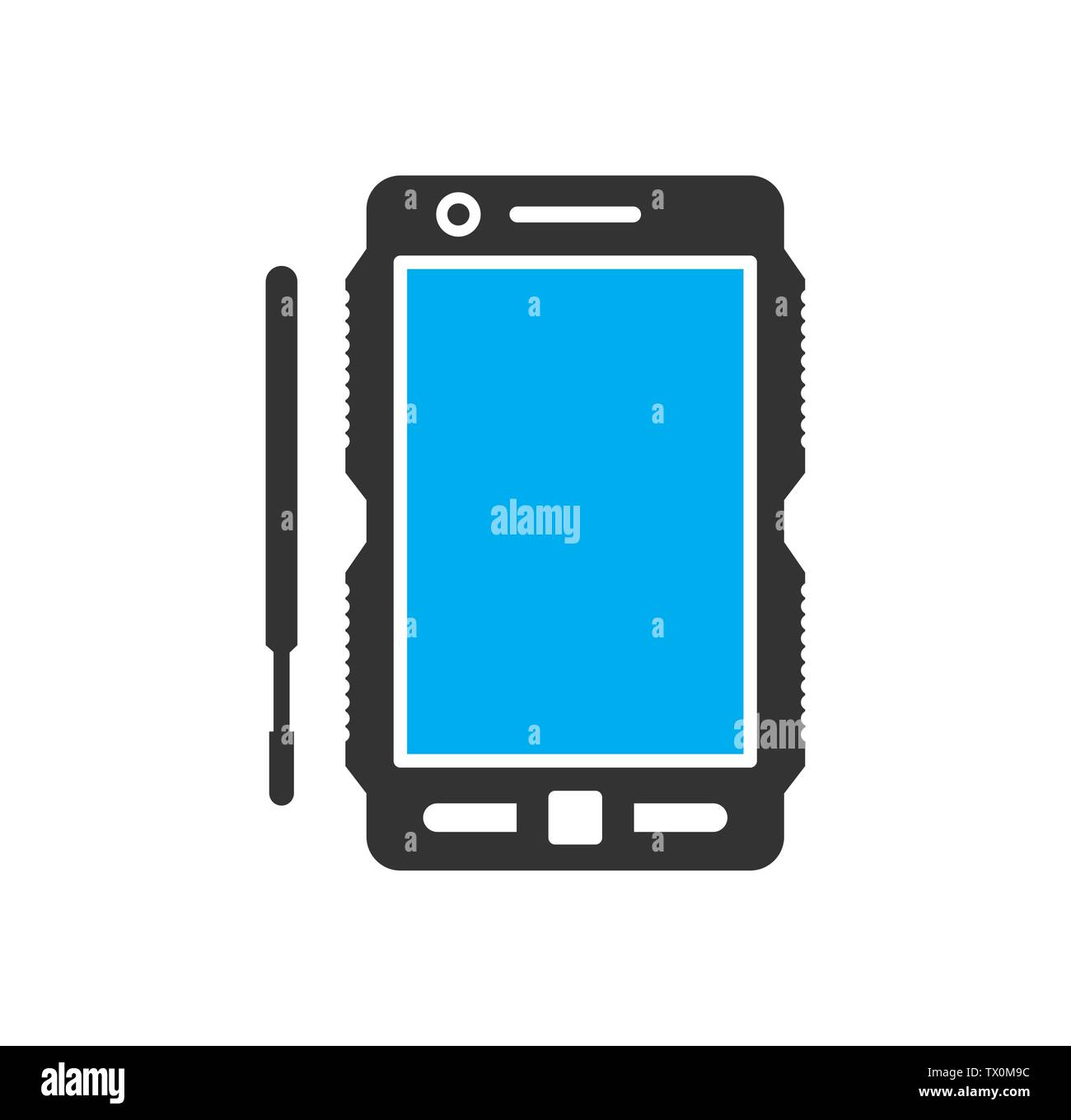 Smartphone related icon on background for graphic and web design ...