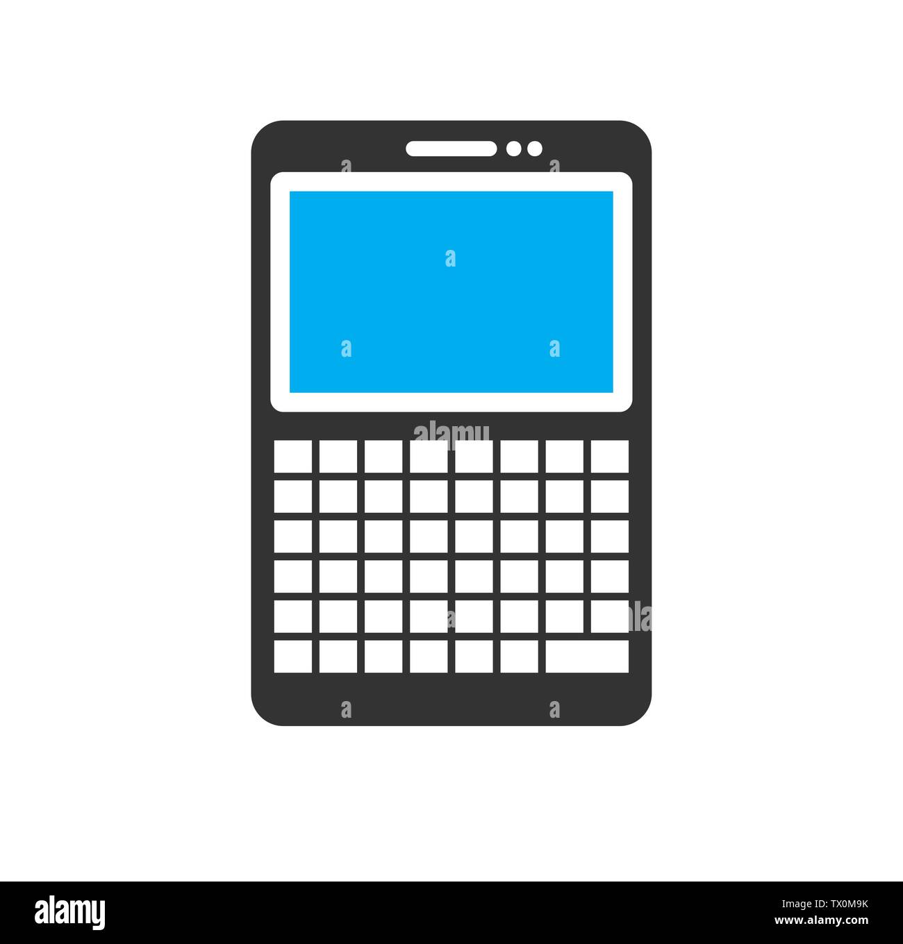 Smartphone related icon on background for graphic and web design ...