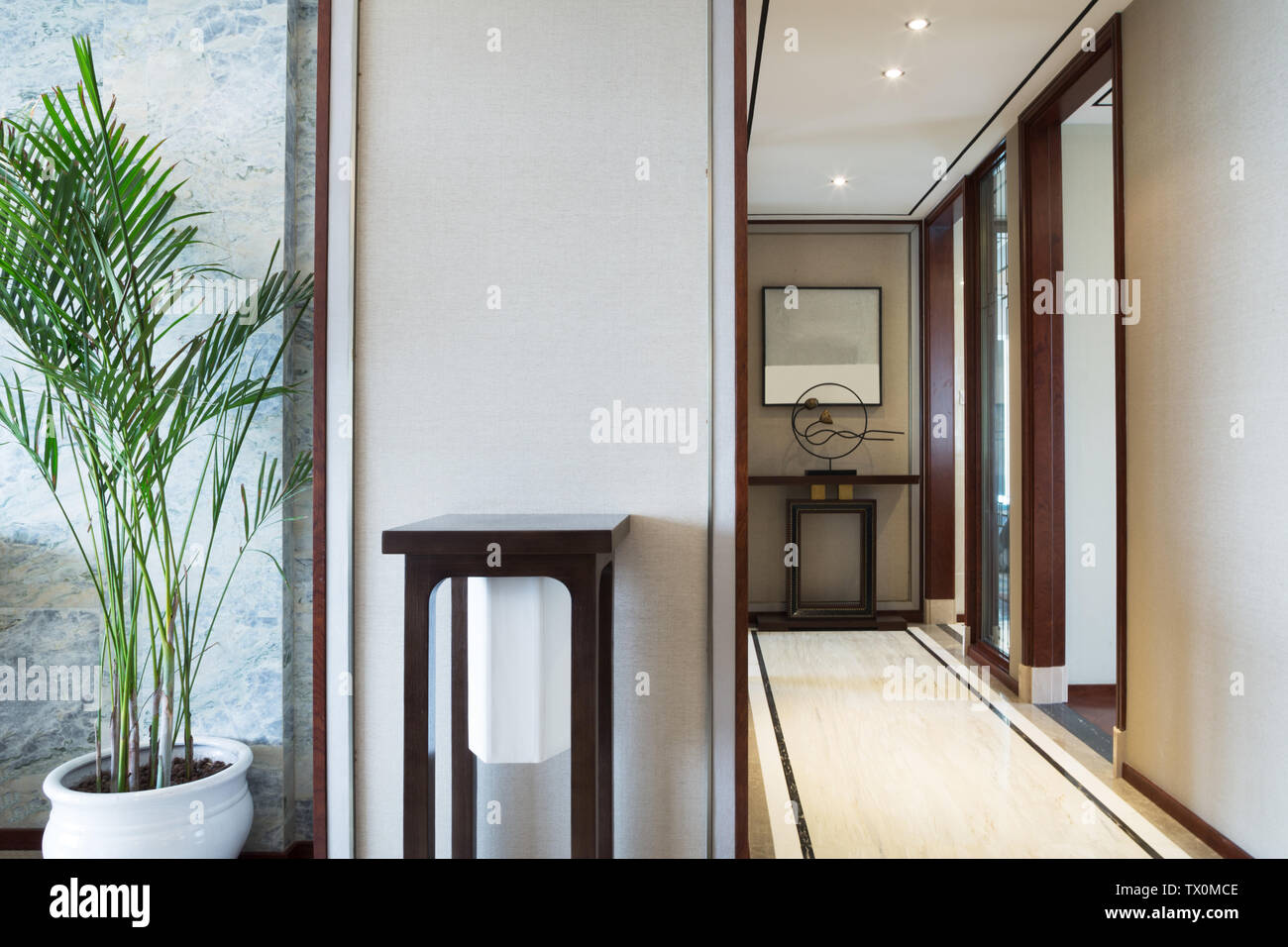 Interior of modern hall Stock Photo - Alamy