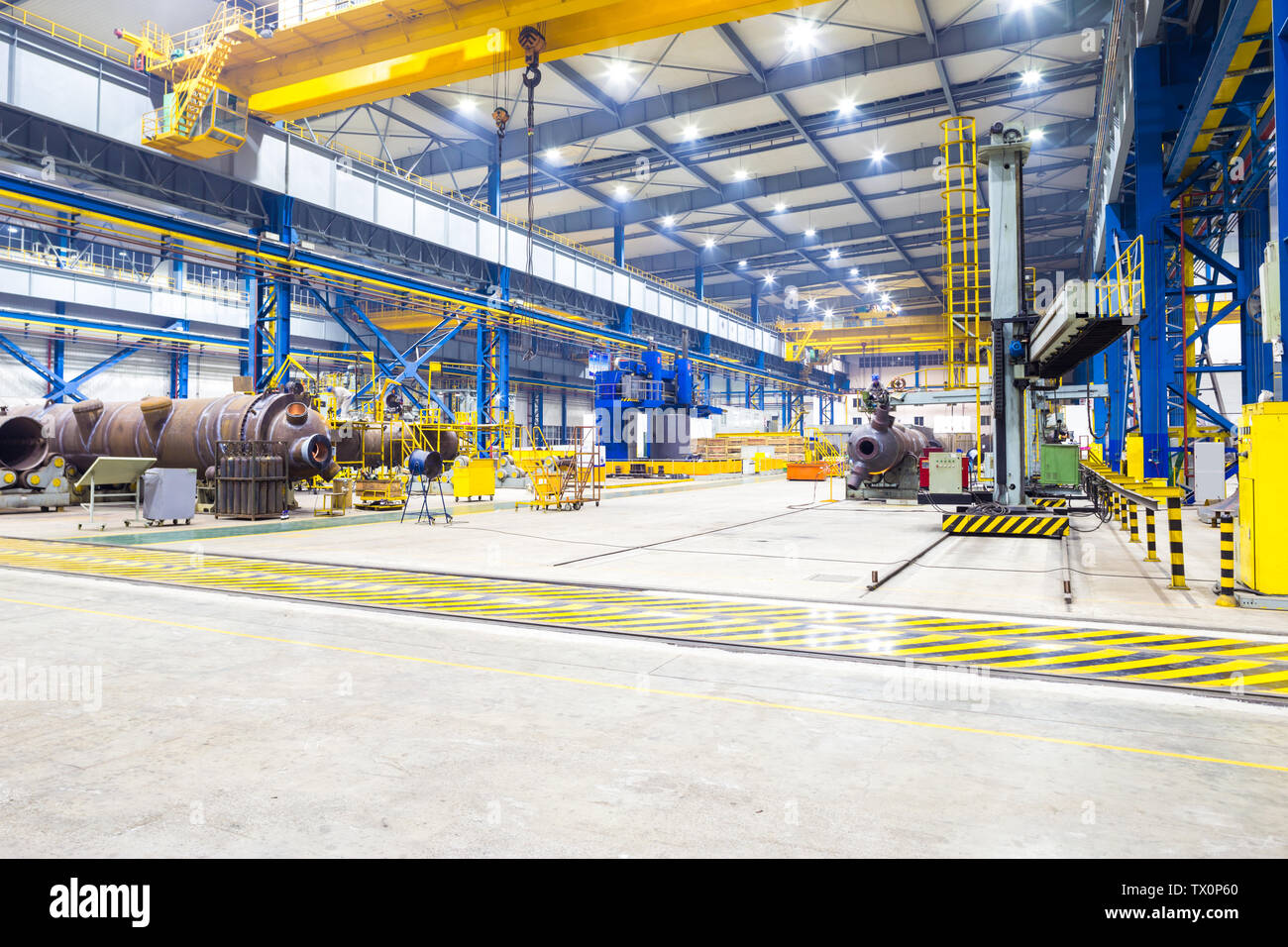 Interior of factory workshop Stock Photo - Alamy