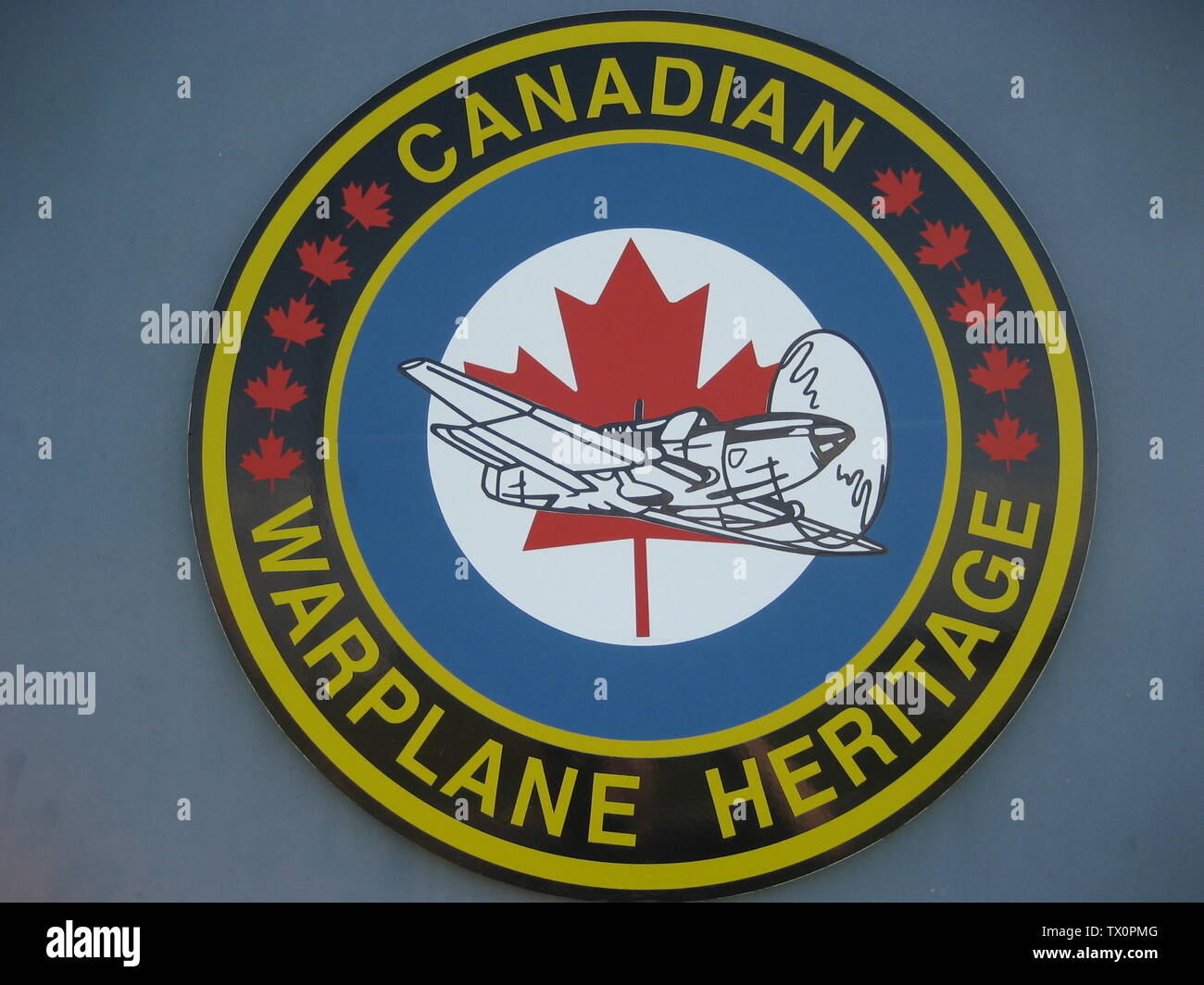 Canadian warplane heritage museum logo hi-res stock photography and ...