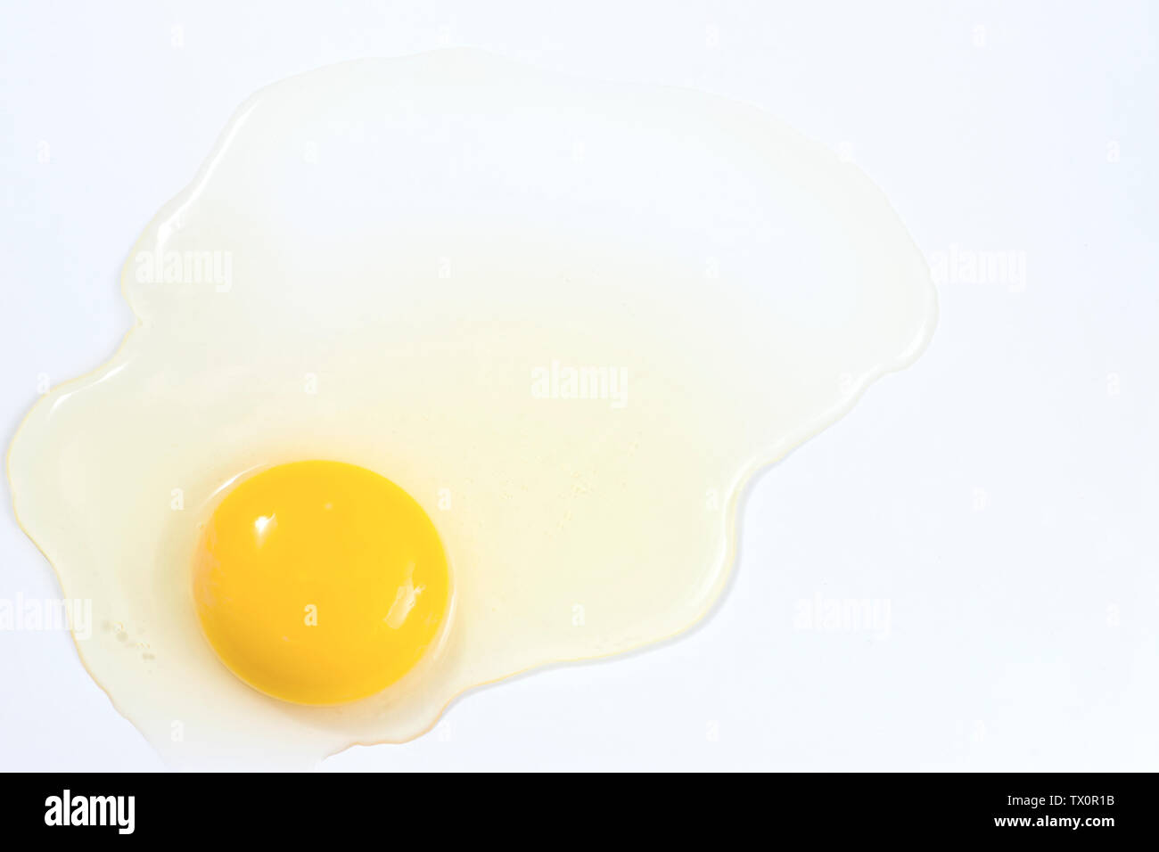 Egg in white background Stock Photo - Alamy