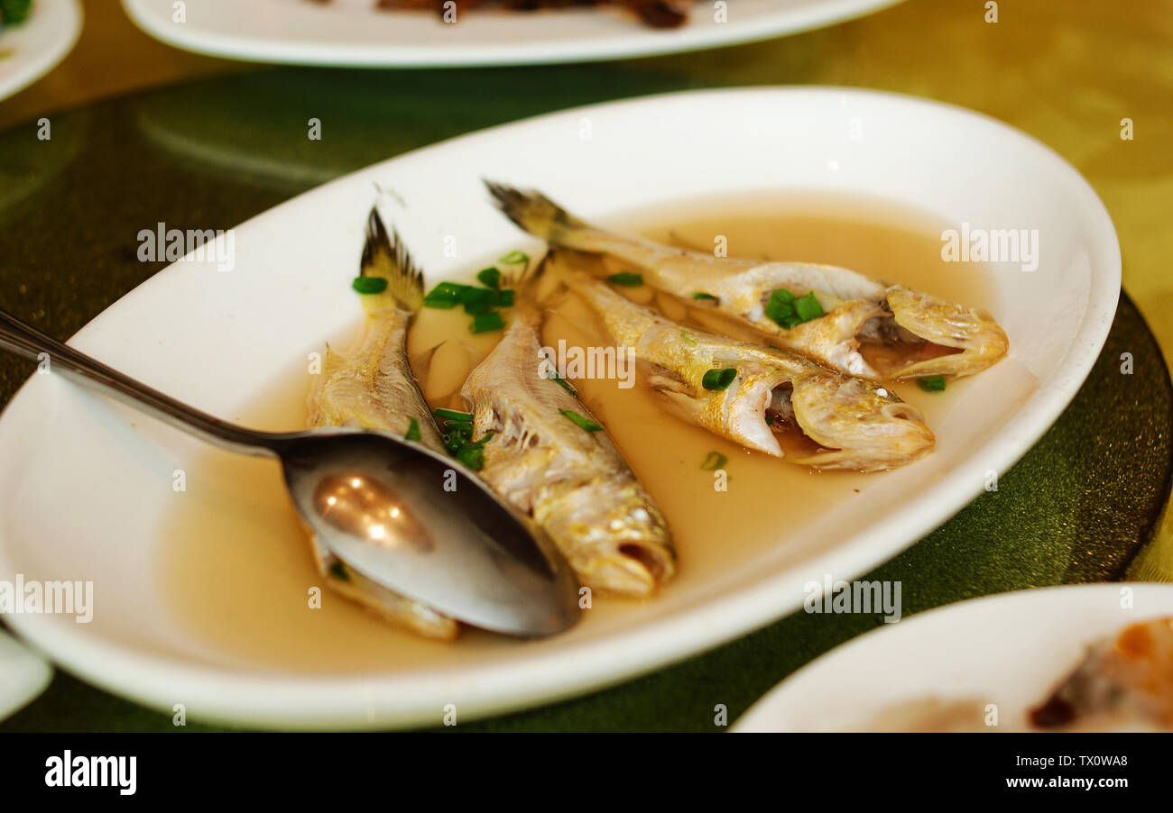 Bad little yellow fish Stock Photo - Alamy