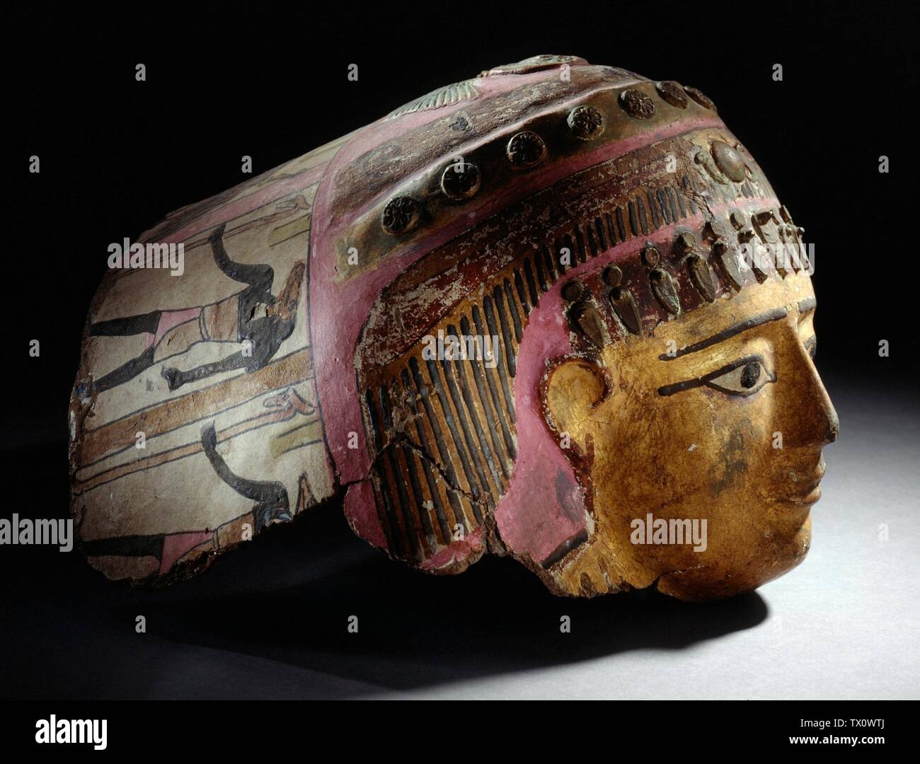 Egyptian cartonnage mask hi-res stock photography and images - Alamy
