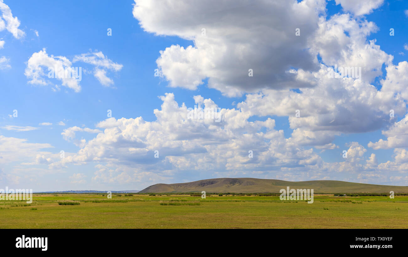 Summer in Hulunbuir Prairie, Inner Mongolia Stock Photo - Alamy