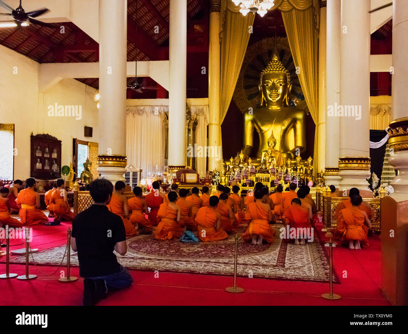 Paxin Temple, Chiang Mai, Thailand Stock Photo - Alamy