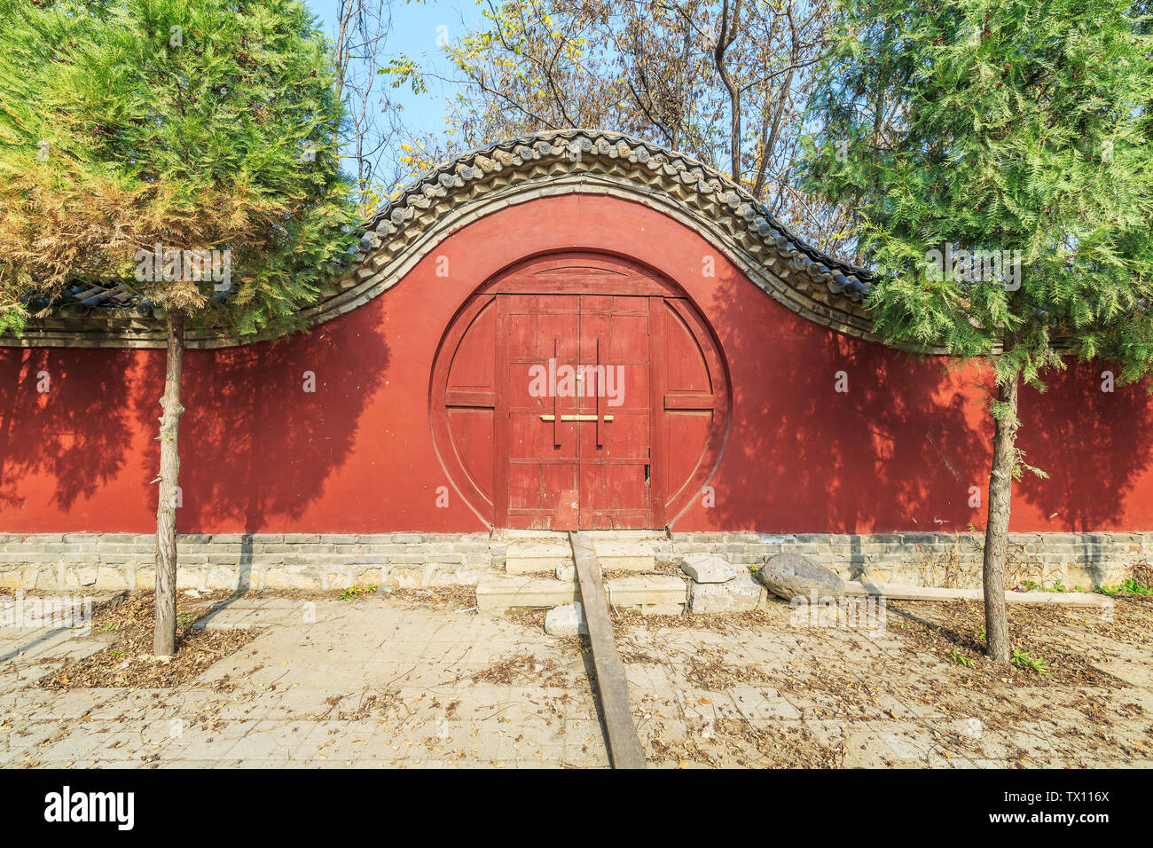 Classical moonlight door Stock Photo - Alamy