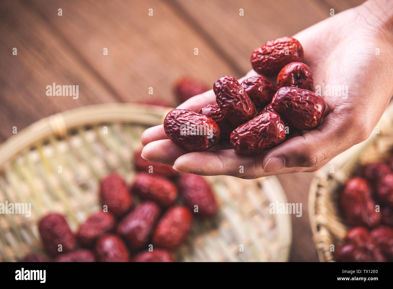 Red jujube, dried fruit Stock Photo - Alamy