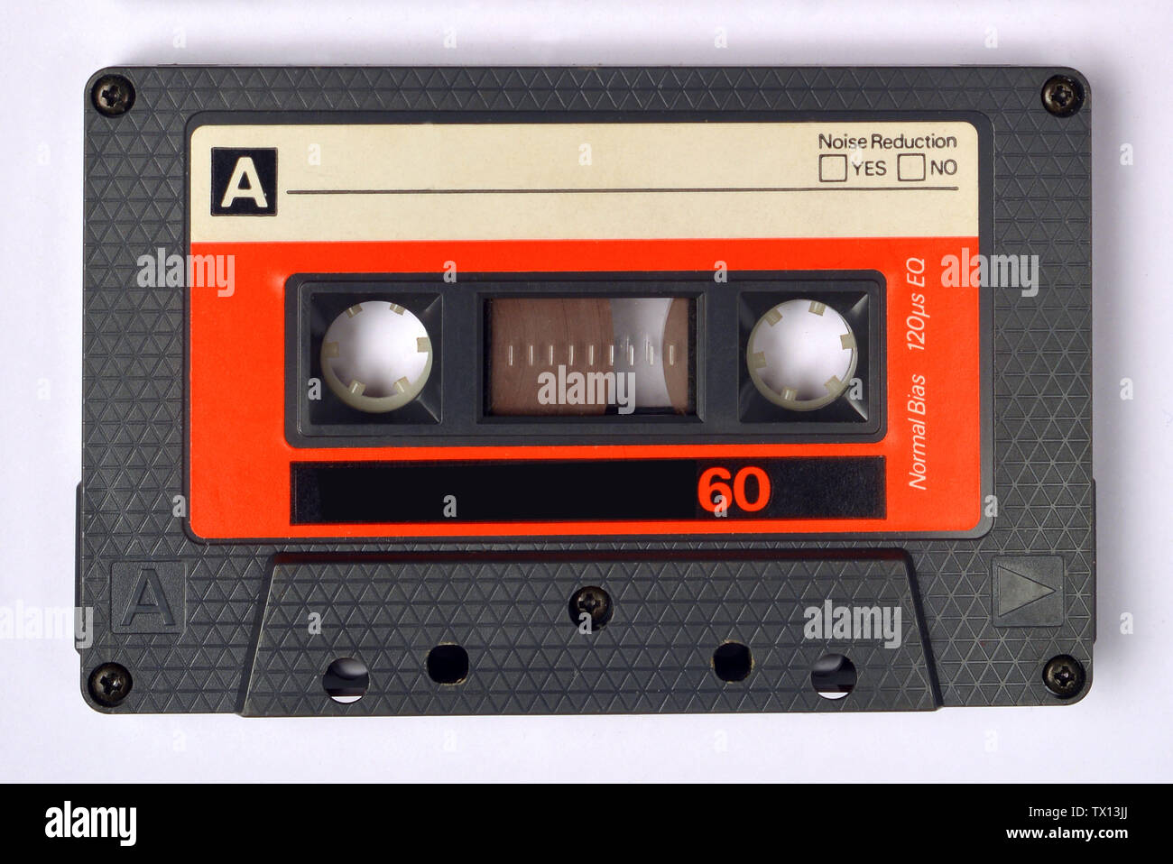 Close up of audiocassette tapes Stock Photo - Alamy
