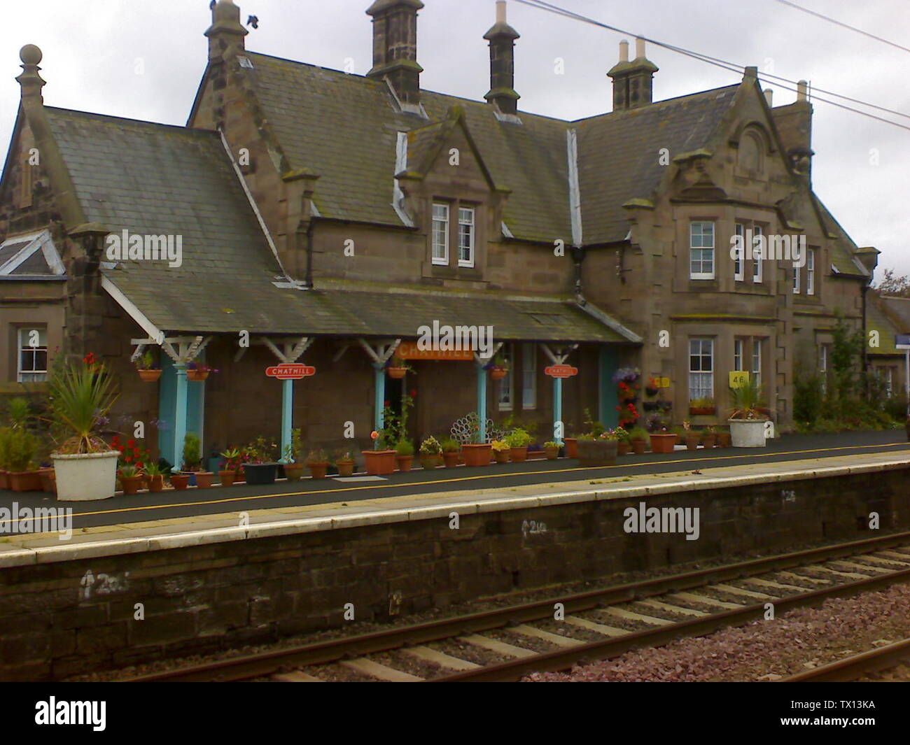 Chathill railway station hi-res stock photography and images - Alamy