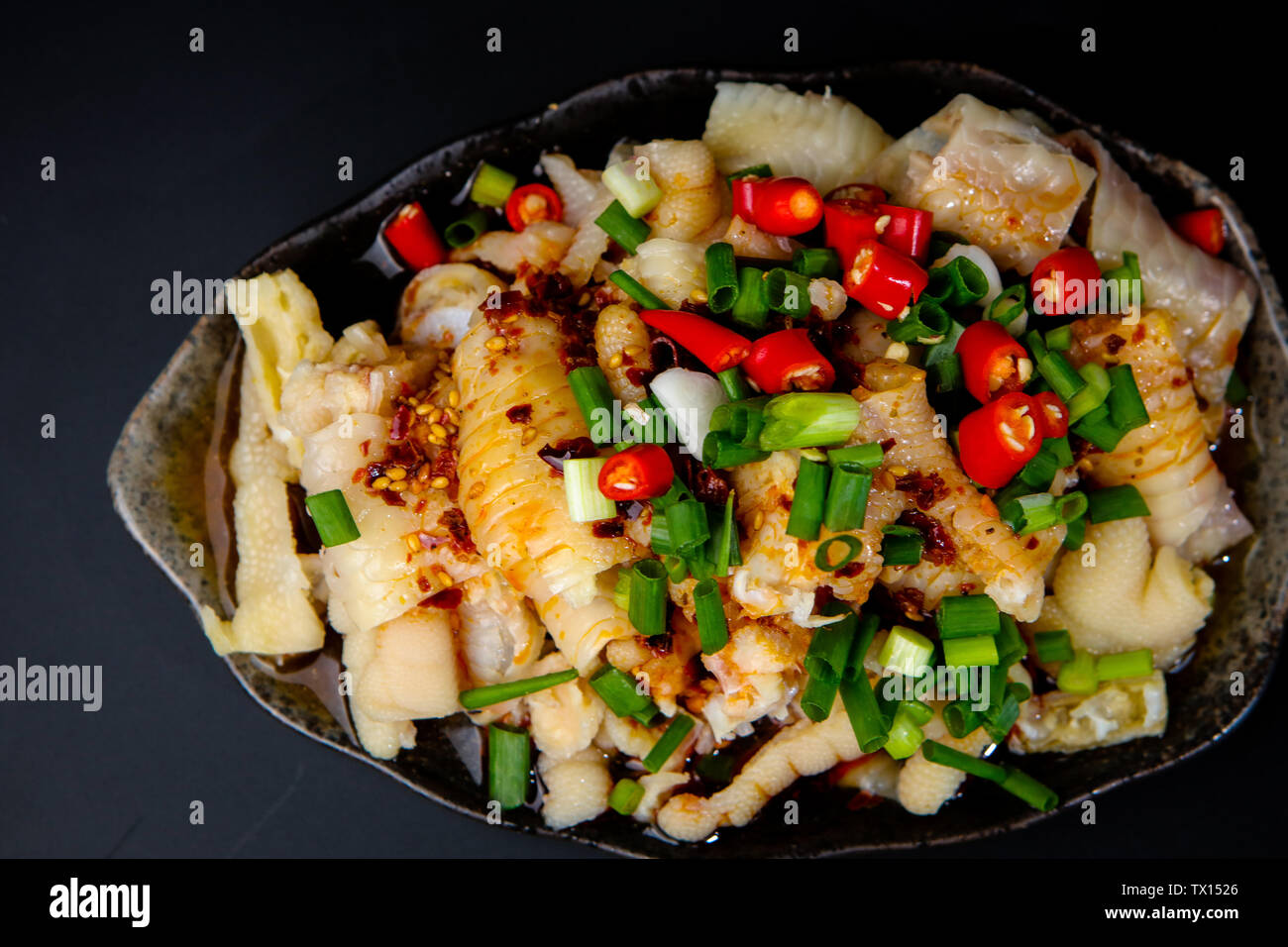 Sichuan cuisine, boneless phoenix claws Stock Photo - Alamy