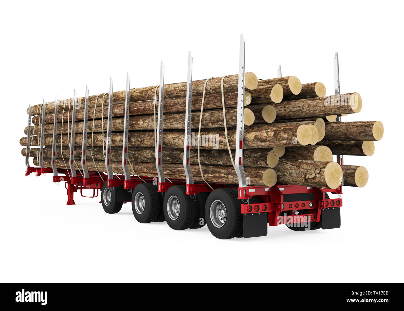 Timber trailer hi-res stock photography and images - Alamy
