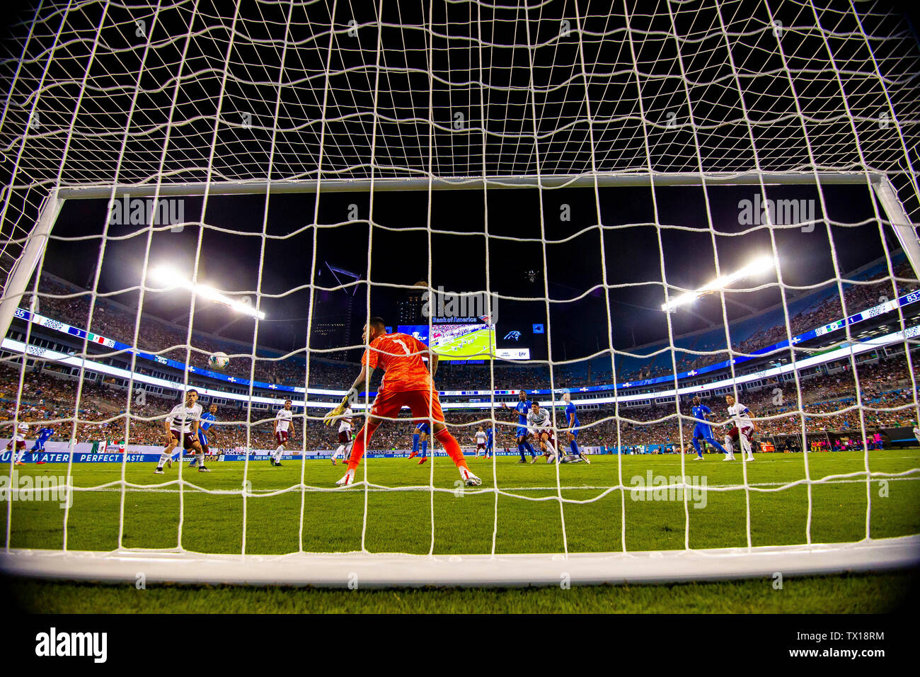 Charlotte, NC, USA. 23rd June, 2019. Mexico goalkeeper Jonathan Orozco ...