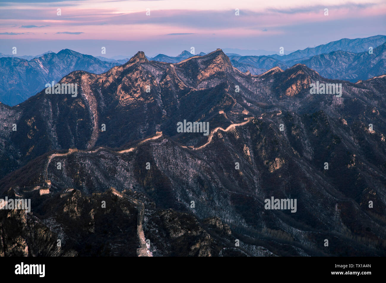 Channeling the Great Wall Stock Photo - Alamy
