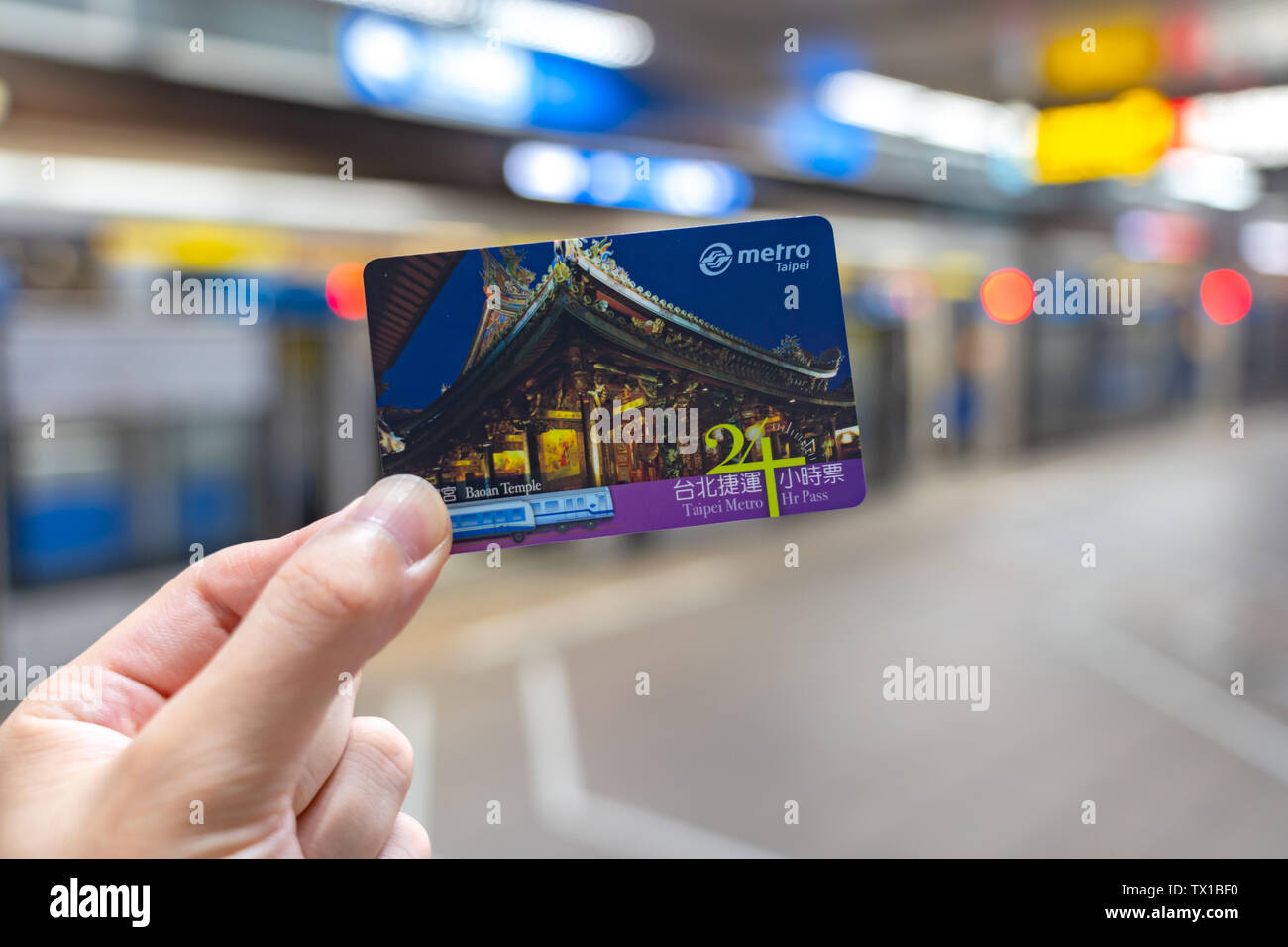 Using subway system in Taipei by 24hr Taipei Metro Pass. Once activated ...