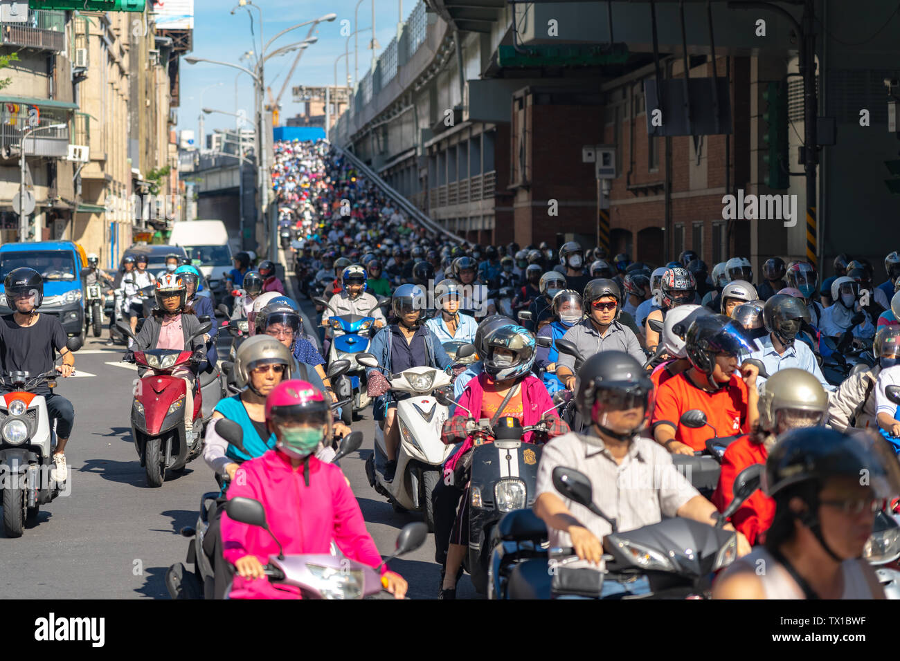 Motorcycle waterfall taipei hi-res stock photography and images - Alamy