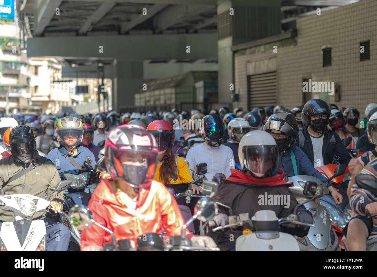 Motorcycle waterfall taipei hi-res stock photography and images - Alamy