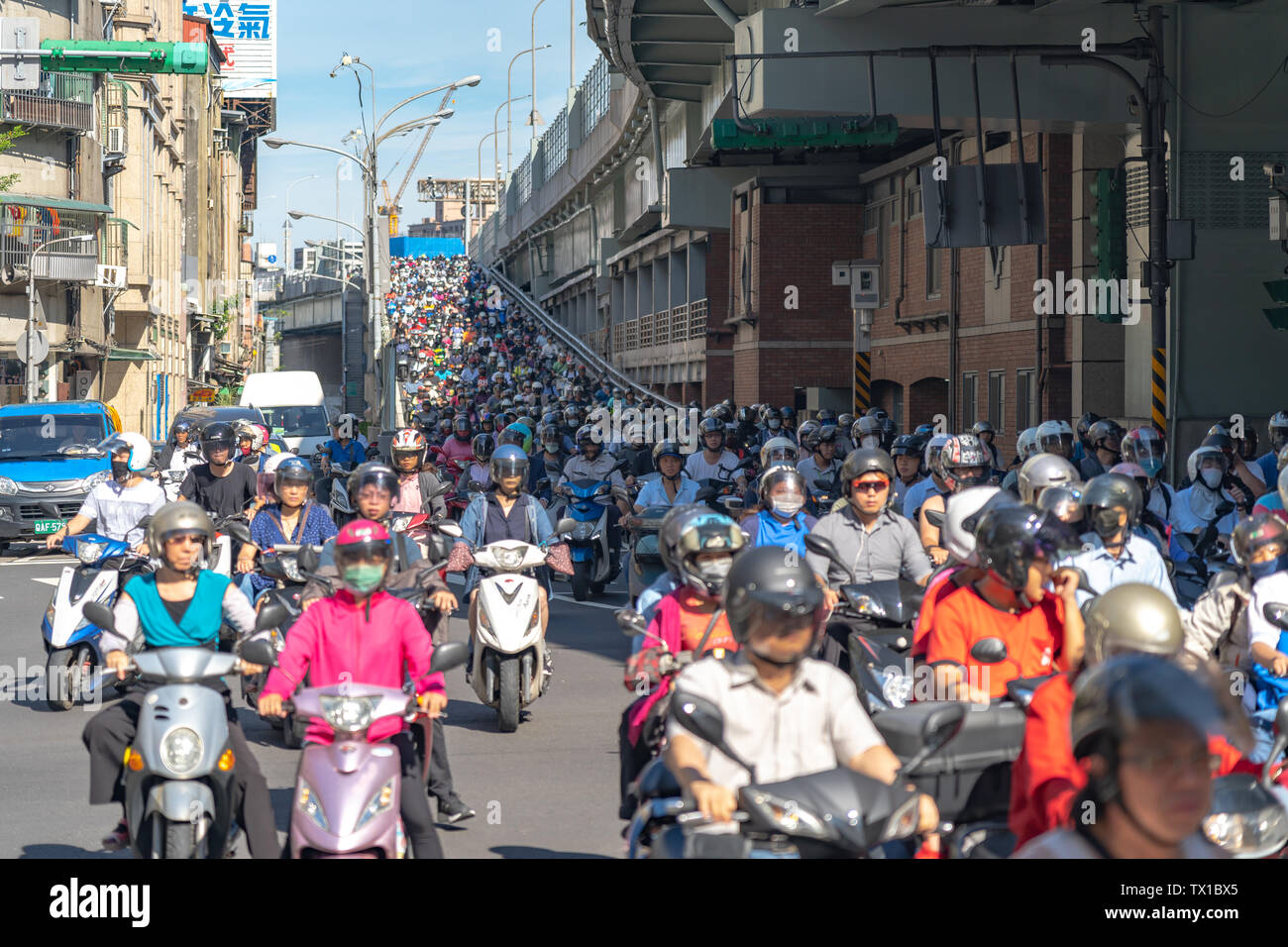 Taipei traffic jam hi-res stock photography and images - Alamy