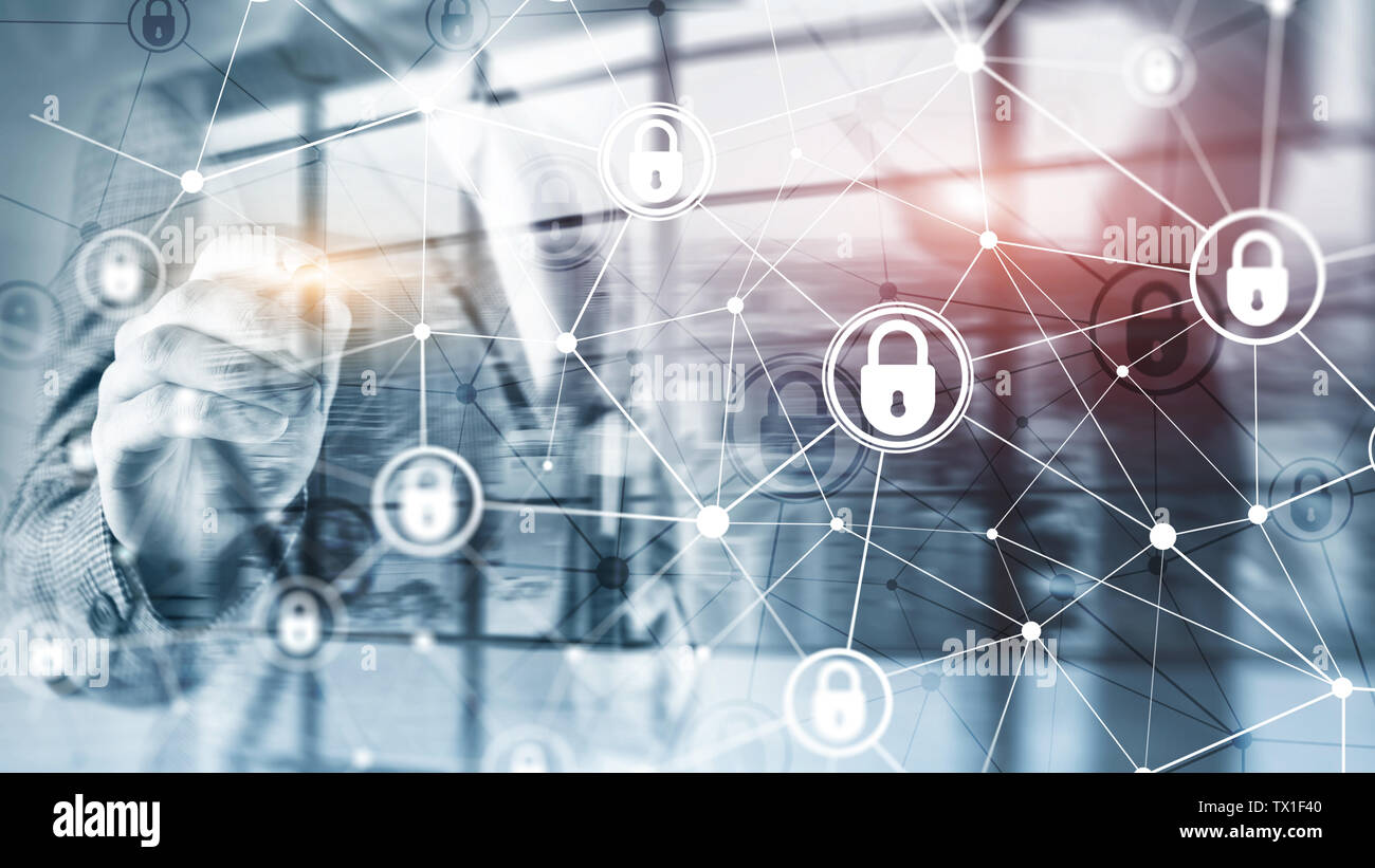 Cyber Security Information Privacy Data Protection Concept On Modern