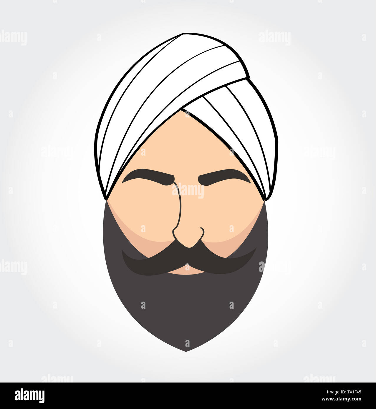 Arab men symbol , Arabian vector icon Stock Photo - Alamy