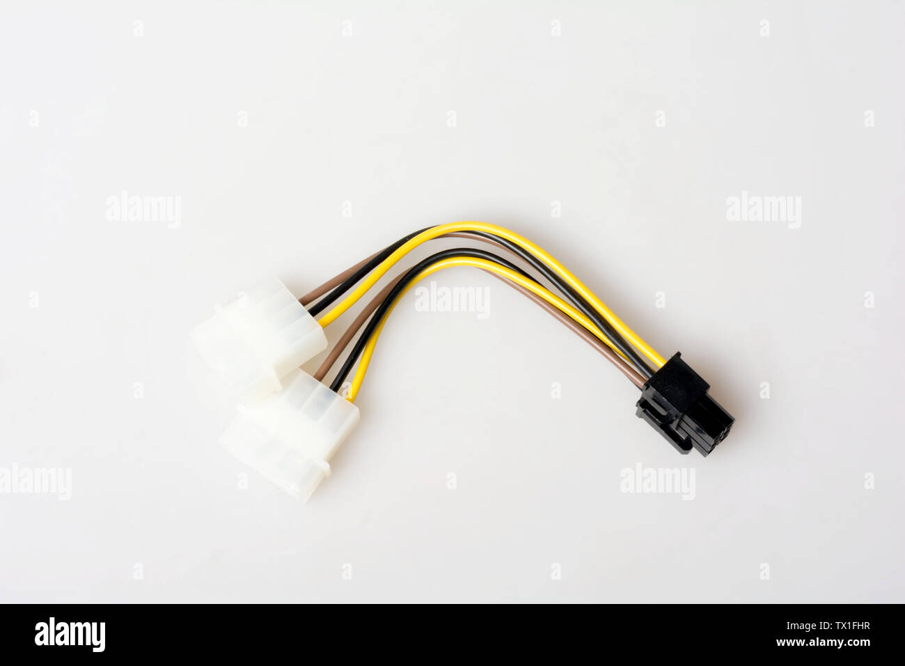 isolated communication connector on white background Stock Photo - Alamy