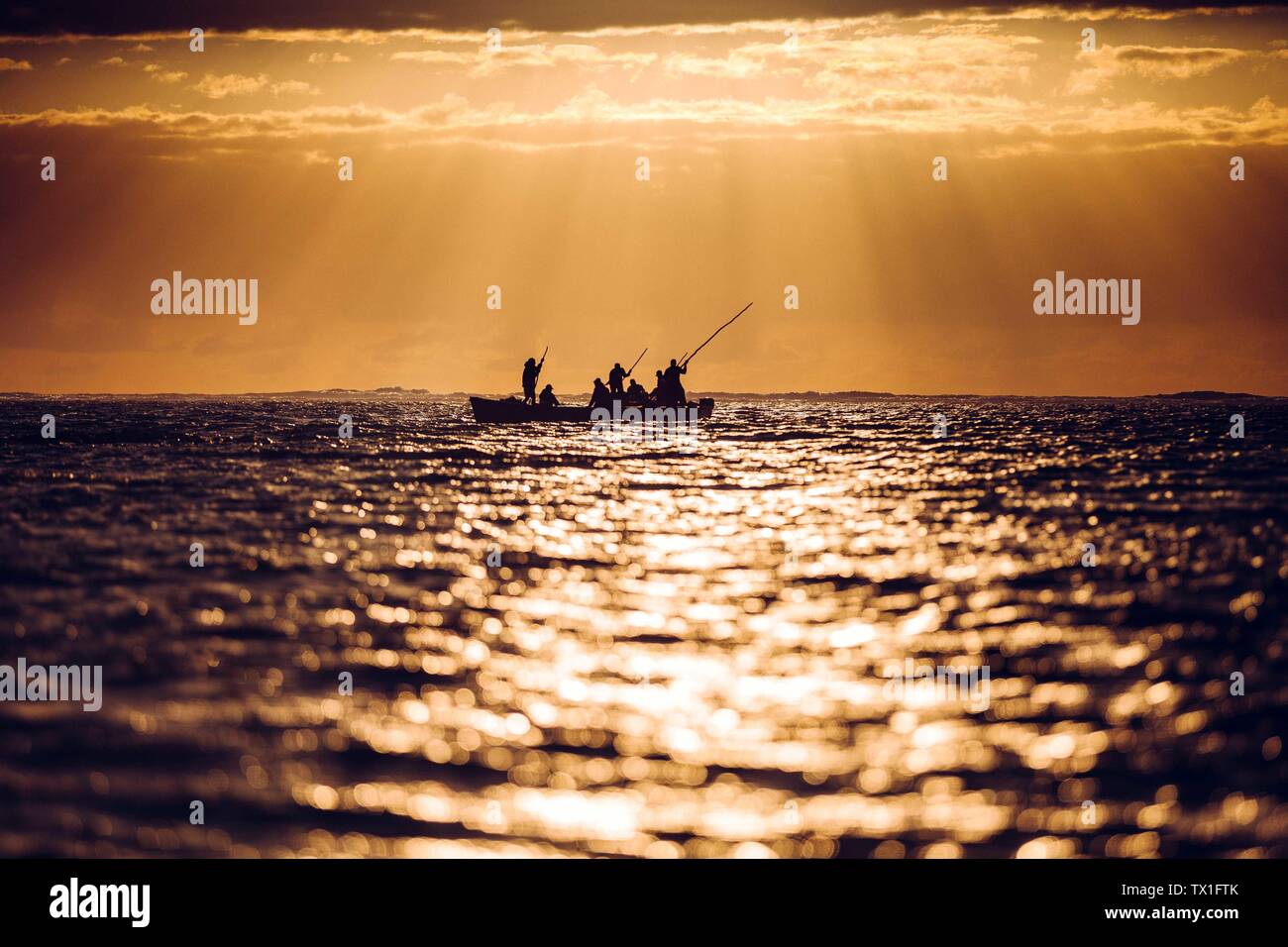 Fisherman by the sea Stock Photo - Alamy