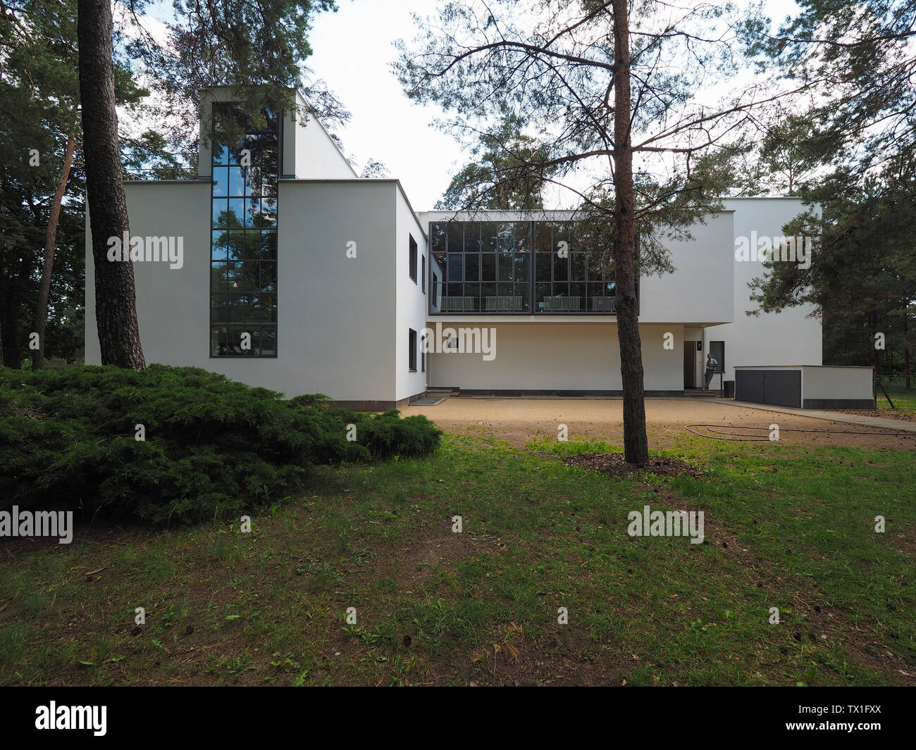 DESSAU, GERMANY - CIRCA JUNE 2019: Bauhaus masters houses designed in ...