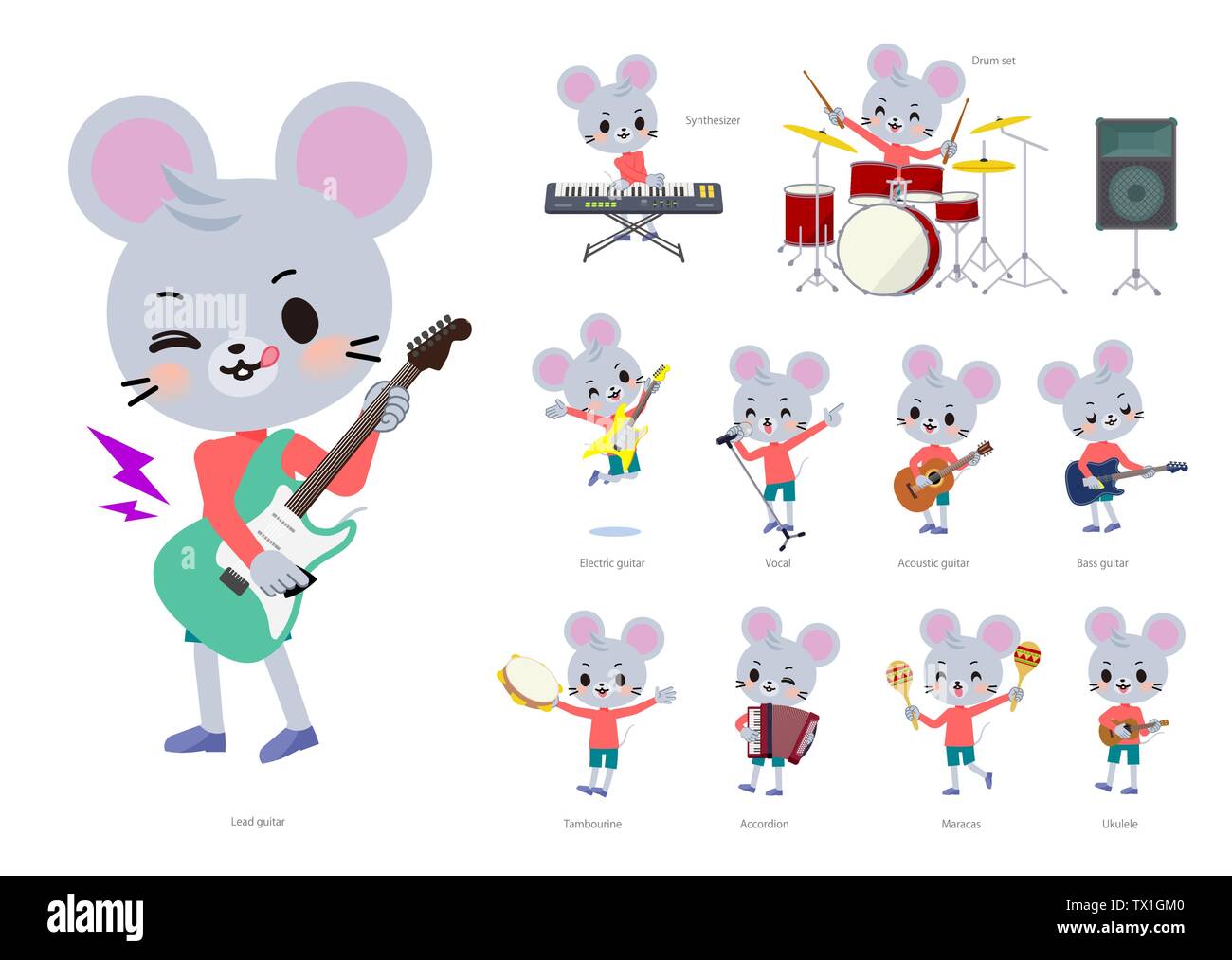 Rat rock Stock Vector Images - Alamy