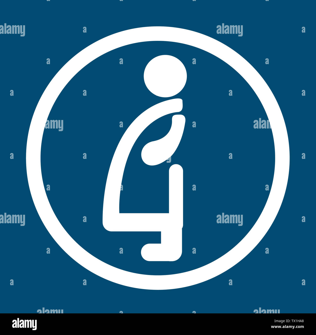 Pregnant sign hi-res stock photography and images - Alamy