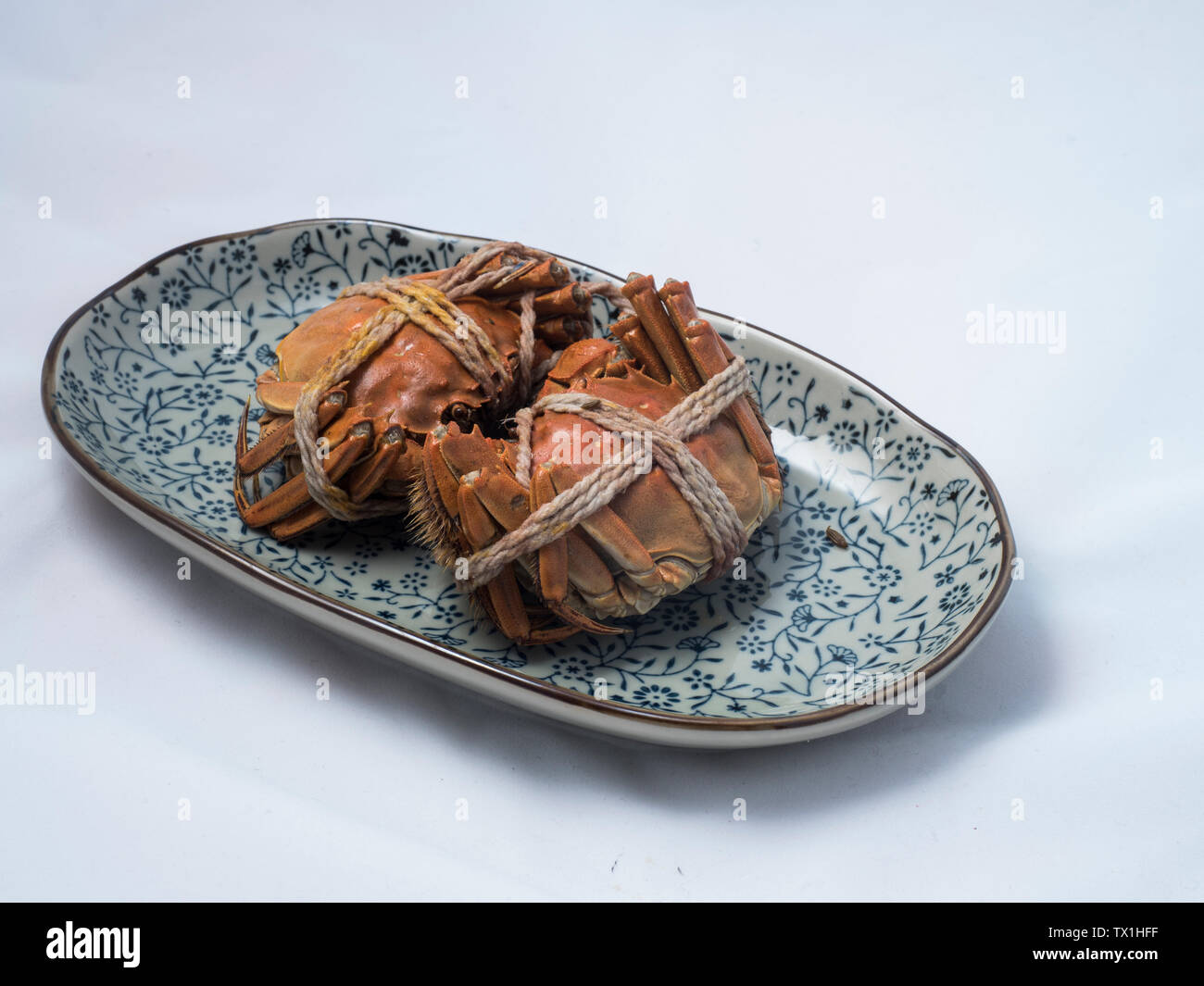Lunch with hairy crabs hi-res stock photography and images - Alamy