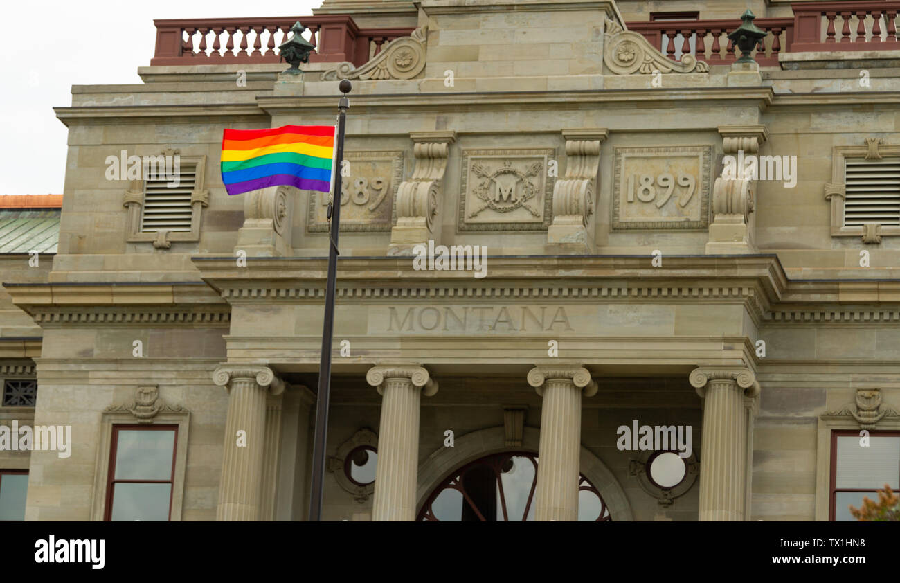 Governor Steve Bullock, a democrat, approved the flying of the rainbow ...