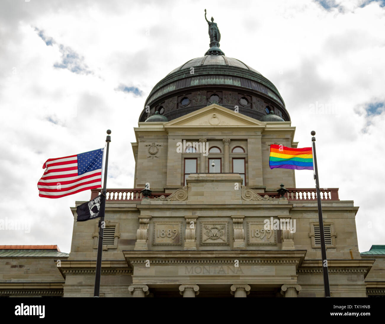 Governor Steve Bullock, a democrat, approved the flying of the rainbow ...