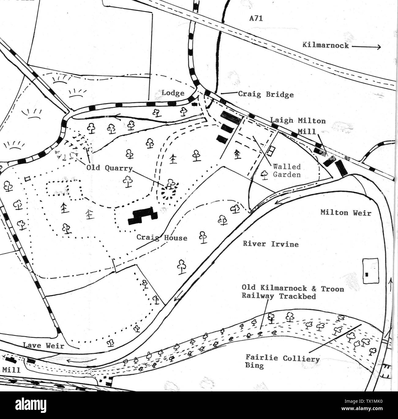 Map of craig hi-res stock photography and images - Alamy