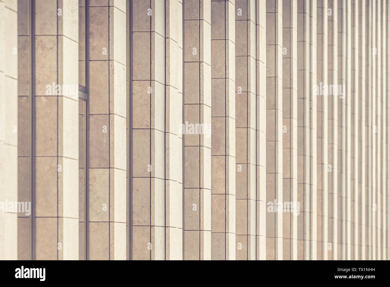 Vertical architecture elements of a modern building as background ...