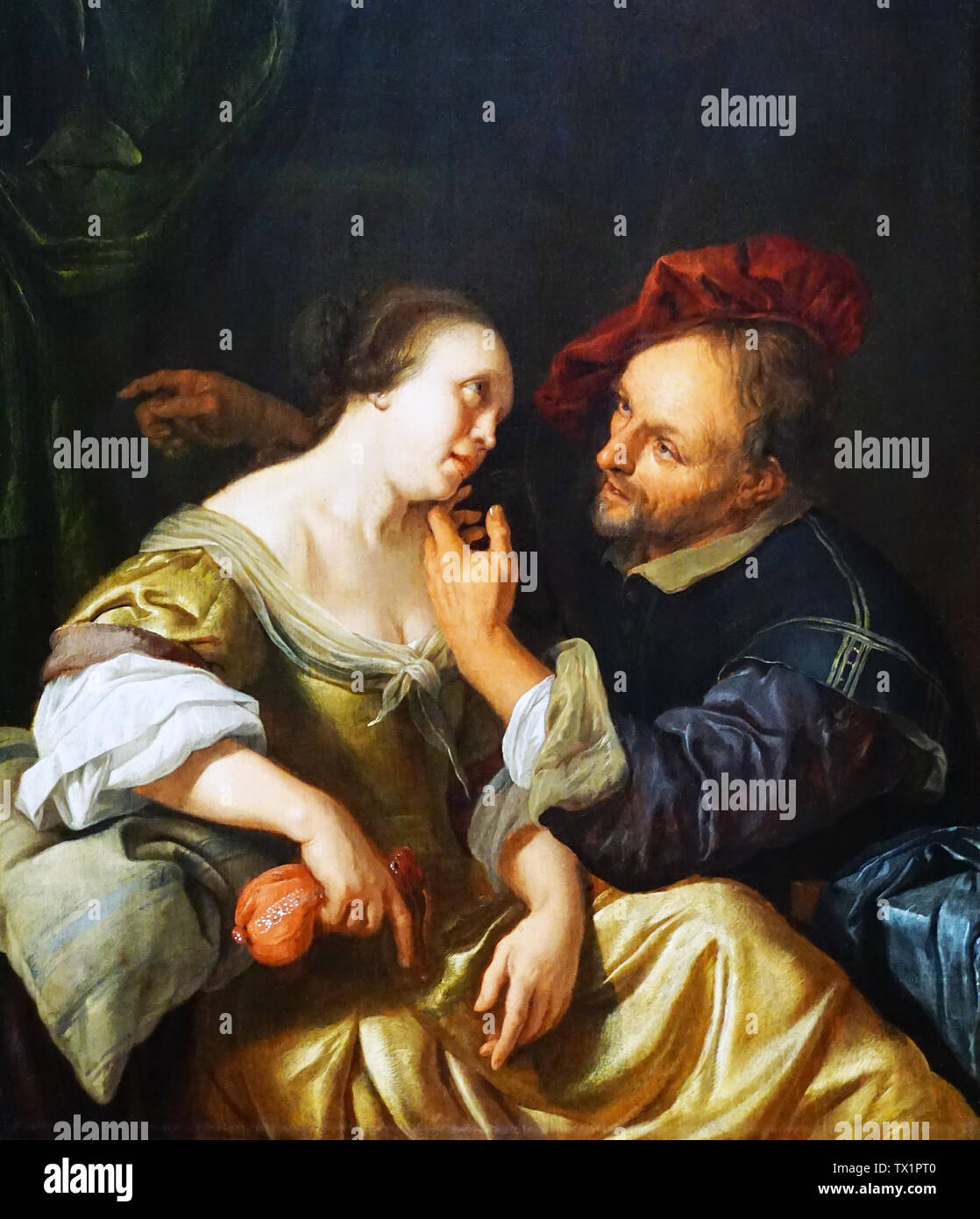 Bought love by the artist Jacob Toorenvliet 1640-1719 Dutch Golden Age painter Stock Photo - Alamy