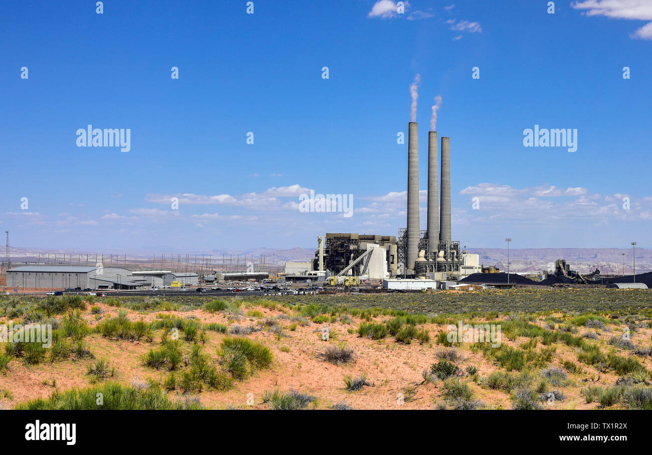 Salt River Project-Navajo Generating Station Stock Photo - Alamy