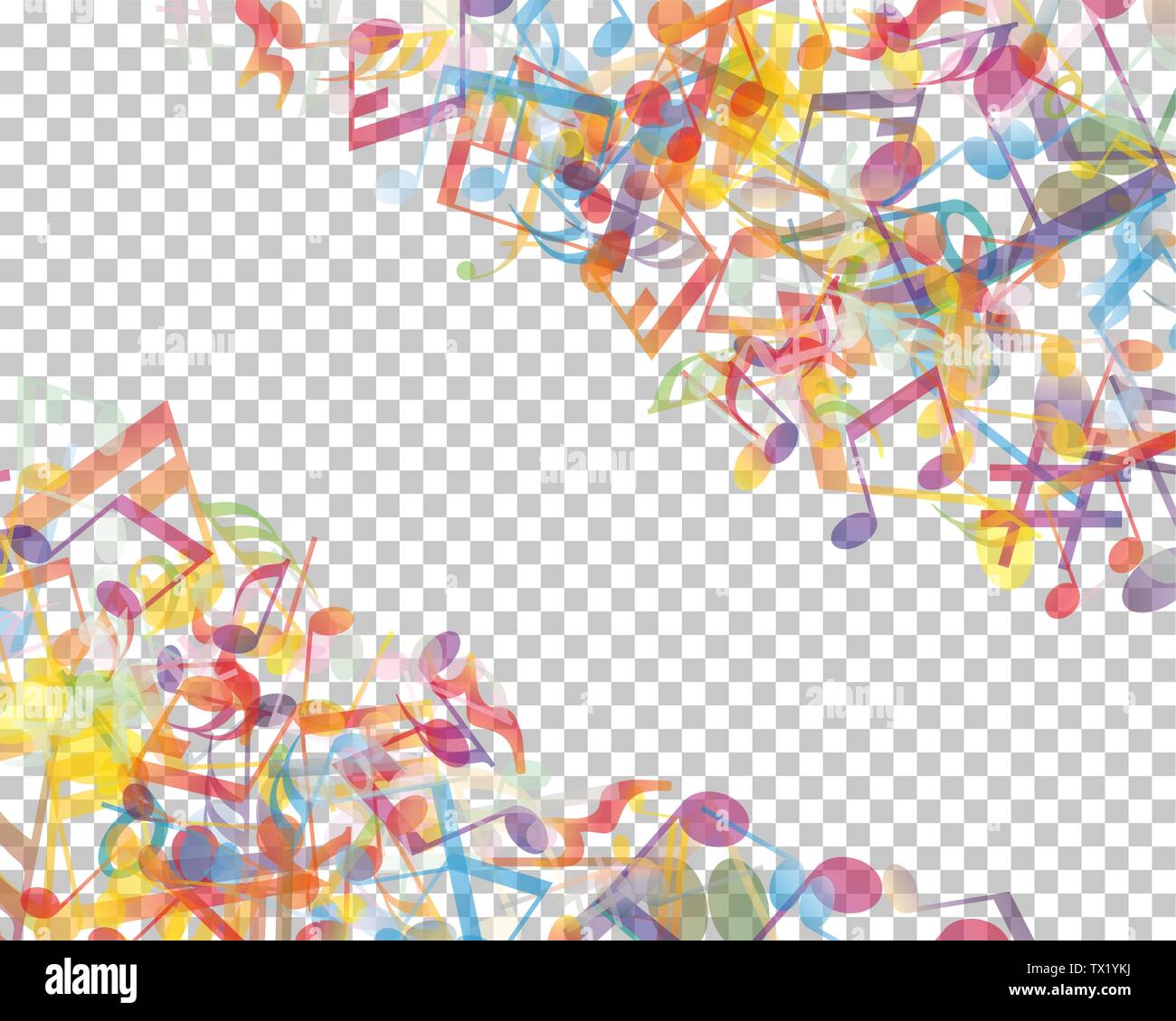 Vector musical notes staff background for design use Stock Vector Image ...