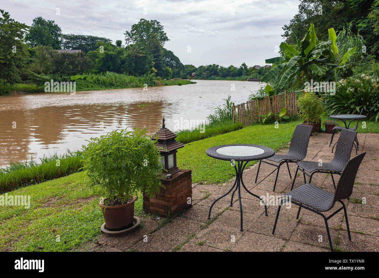 Scenery of Chiang Mai Ping River Stock Photo - Alamy