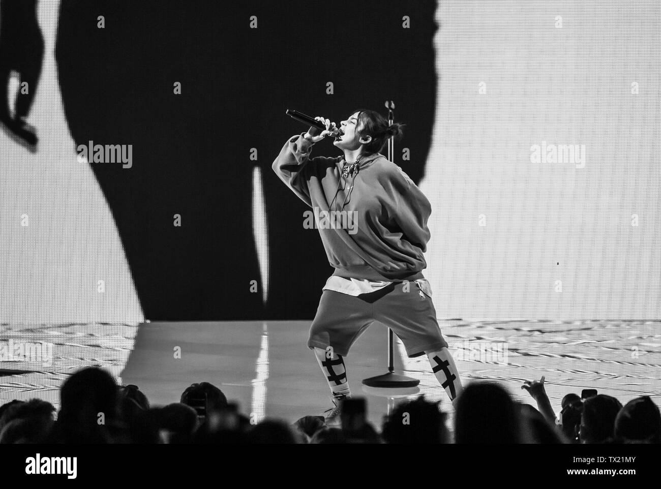 Atlanta, Georgia, USA. 23rd June, 2019. Billie Eilish performs live in ...