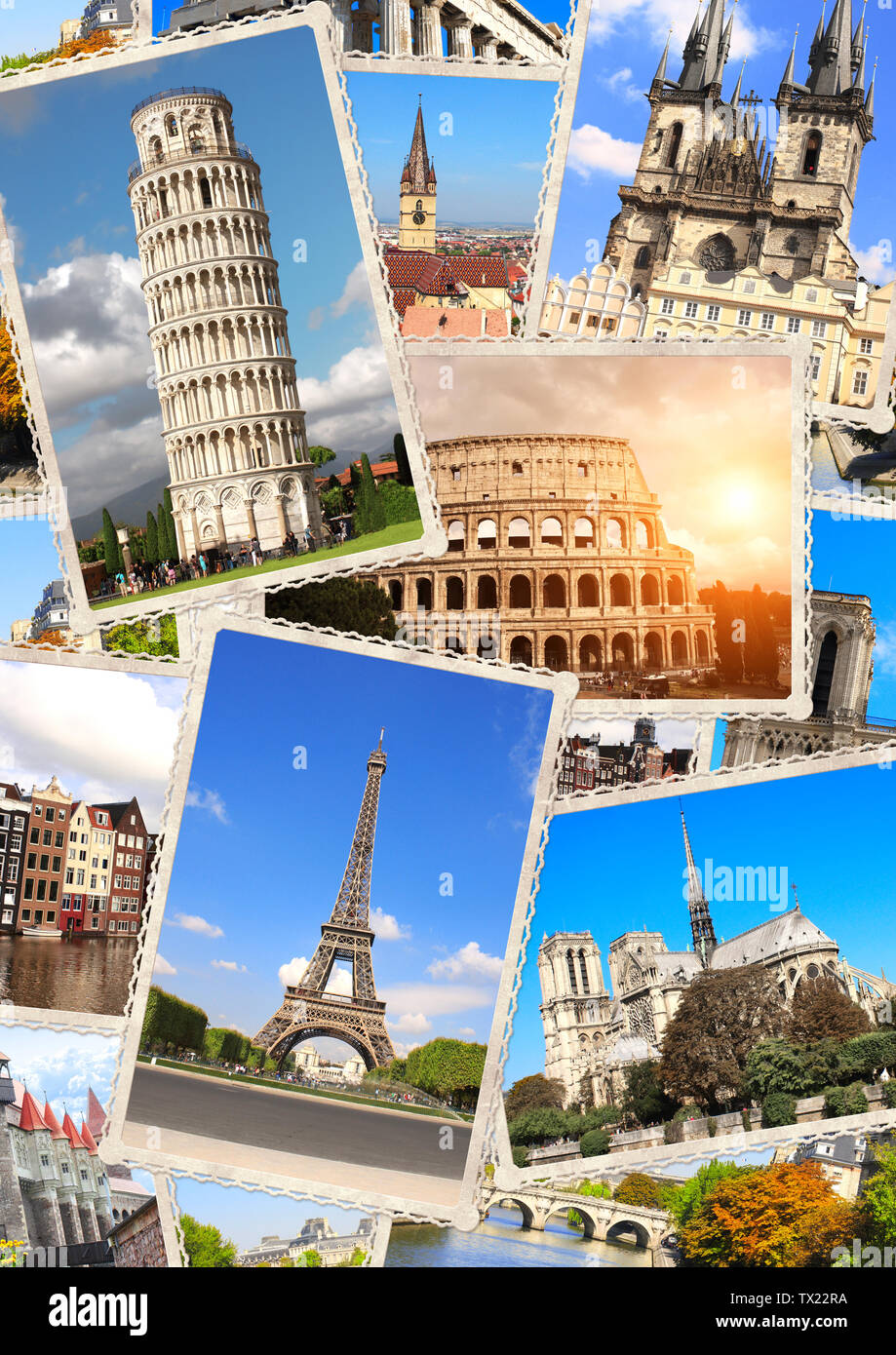 Beautiful Places Around The World Collage