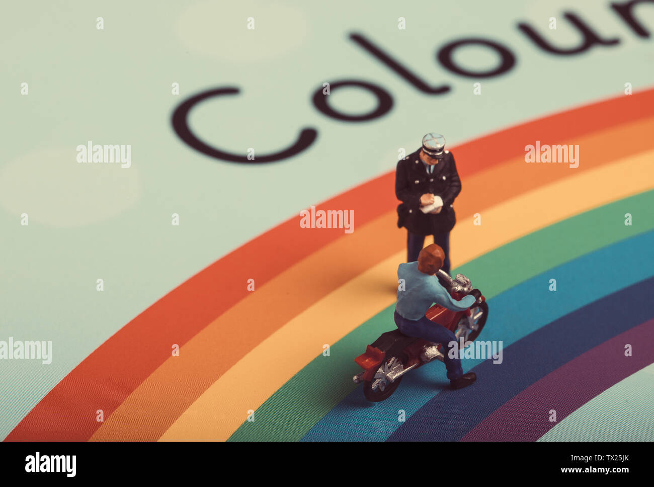 Microscopic creativity (no need for portrait real rights Stock Photo ...