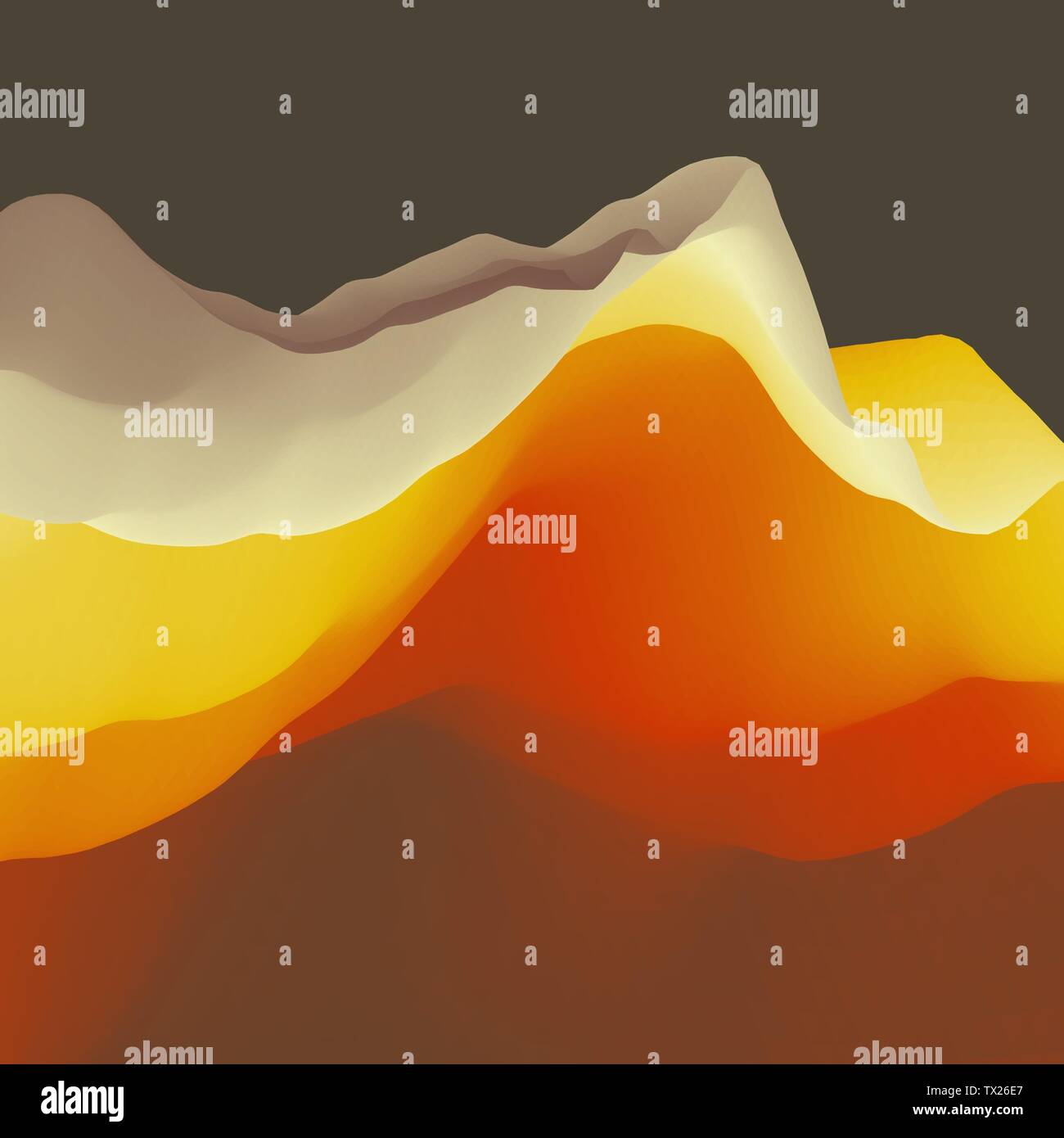 3D Wavy Background. Dynamic Effect. Abstract Vector Illustration. Design Template. Modern ...