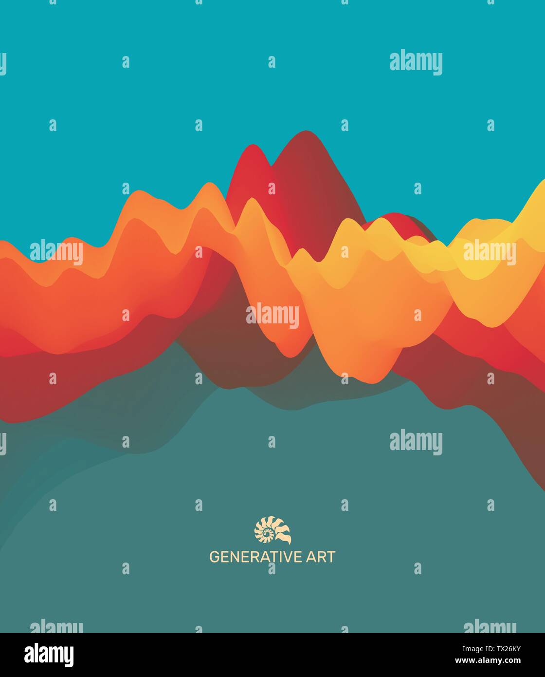 Moving colorful abstract background. Dynamic Effect. 3D Vector ...