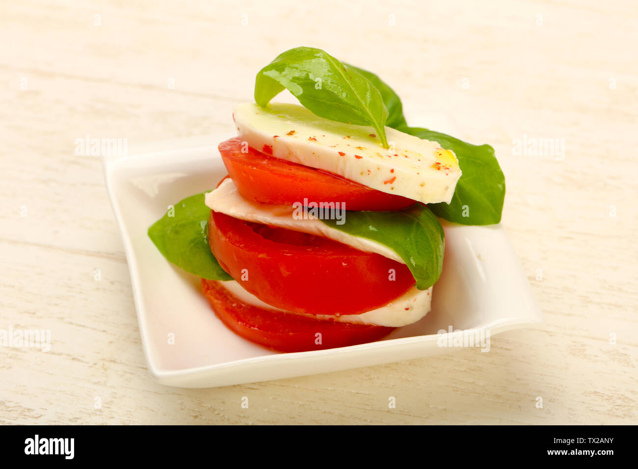 Italian Caprese salad Stock Photo - Alamy