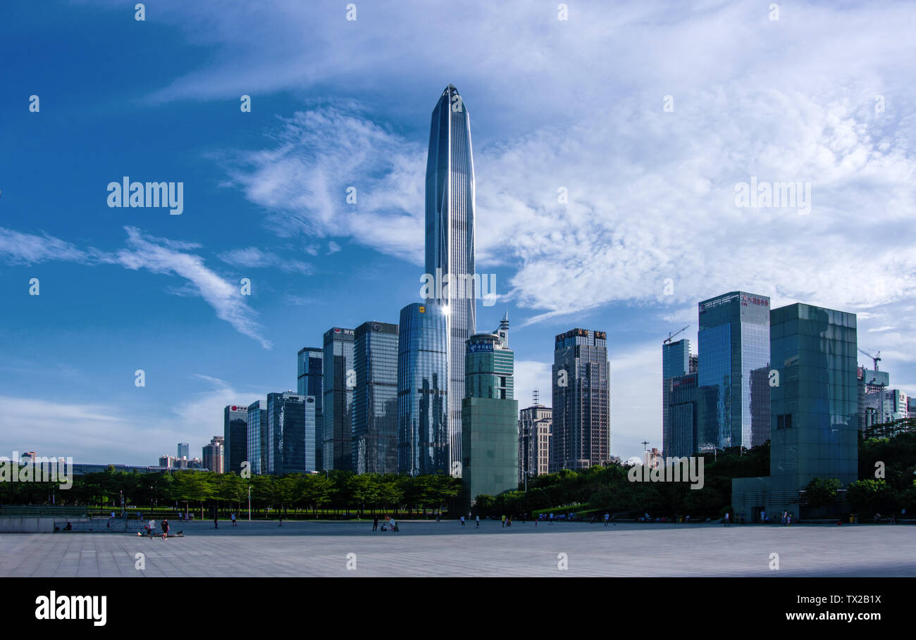Ping an finance center hi-res stock photography and images - Alamy