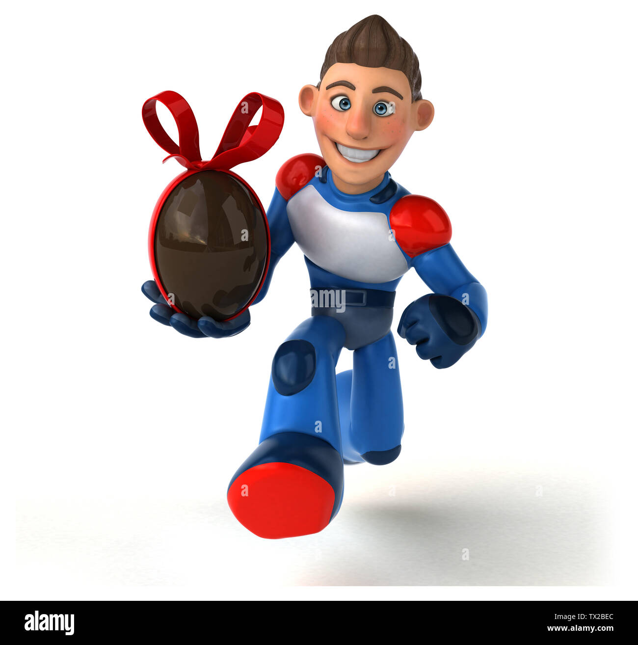Cartoon illustration egg super hero hi-res stock photography and images ...