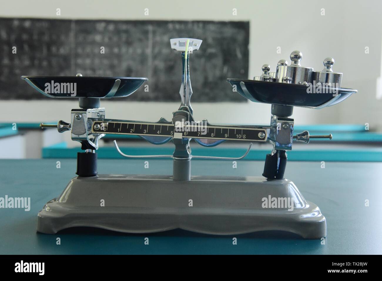 Balance teaching material Stock Photo - Alamy