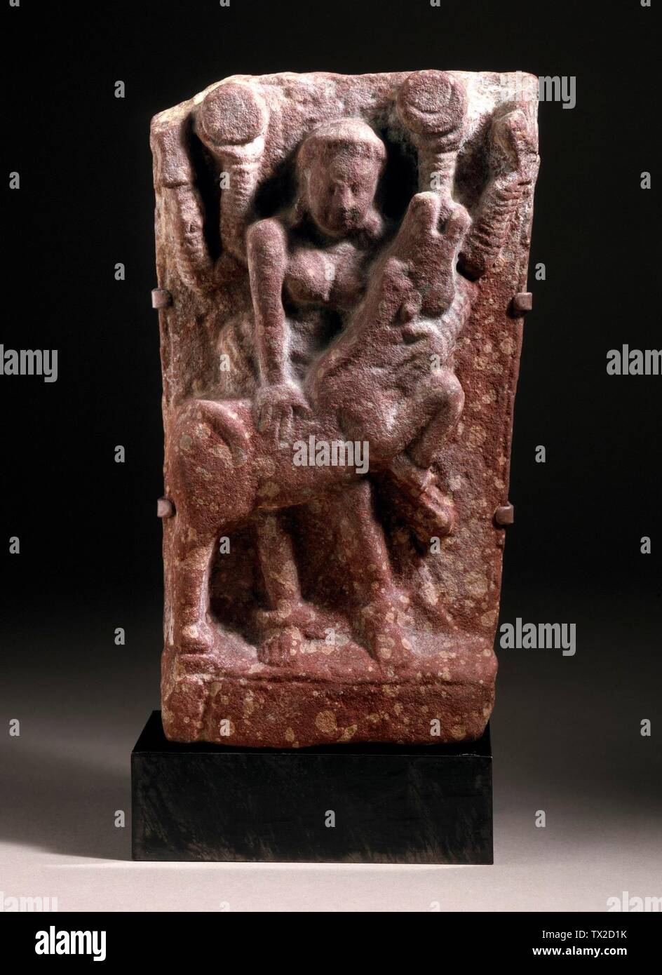 Durga slaying the buffalo demon hi-res stock photography and images - Alamy