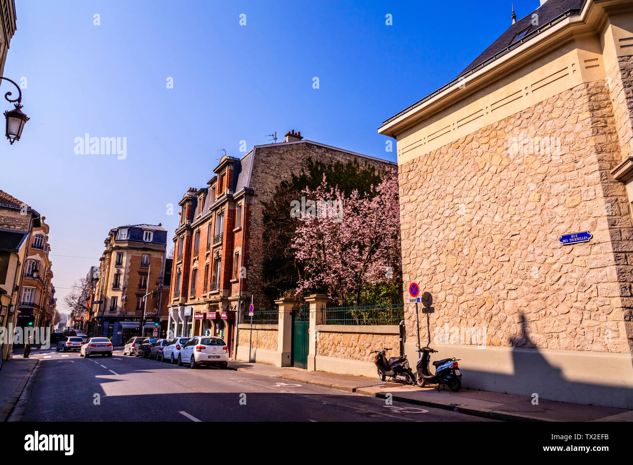 Rance Street View, France Stock Photo - Alamy